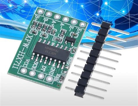 Датчики давления Hx711 модуль ацп 24 битный 2 канальный для Arduino Stm Nodemvcu Raspberry 3 шт