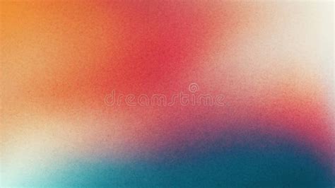 Abstract Gradient Background With Warm And Cool Tones Stock Illustration Illustration Of