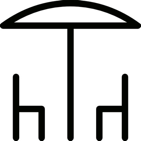 Terrasse Icônes Nourriture Boissons Et Restaurants