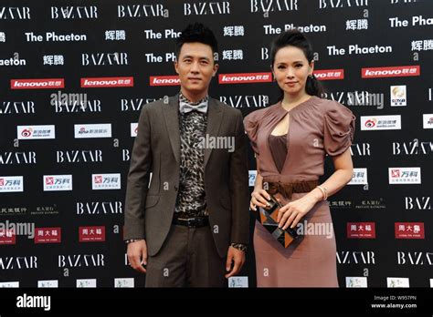 Taiwanese Singer Actress And Tv Hostess Annie Yi Right And Chinese