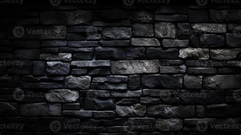 Black Brick Wall Textured Background Stone Wall Background Block Wall Textured Background