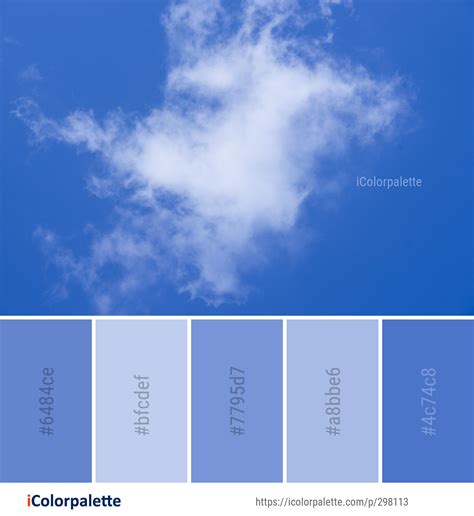 Color Palette Ideas From Sky Cloud Blue Image Icolorpalette
