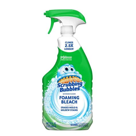 Scrubbing Bubbles 32 Fl Oz Foaming Bleach Bathroom Cleaner 315938