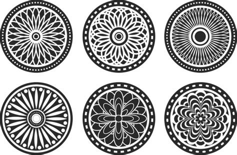 Circle Element Free Laser Cut Vector