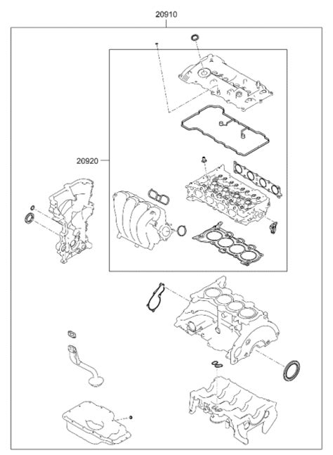 Engine Gasket Kit 2021 Kia Seltos