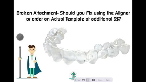 Should You Repair A Broken Invisalign Attachment Using The Tray Or