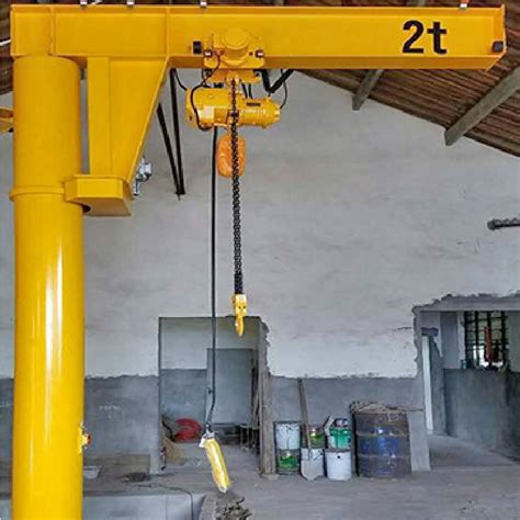 Bridge Cranes 360 Degree Rotation Floor Mounted Cantilever Column Fixed Swing Pillar Arm Jib