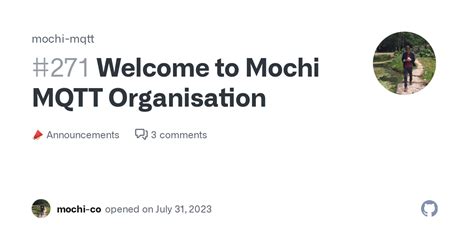 Welcome To Mochi MQTT Organisation Mochi Mqtt Discussion 271 GitHub