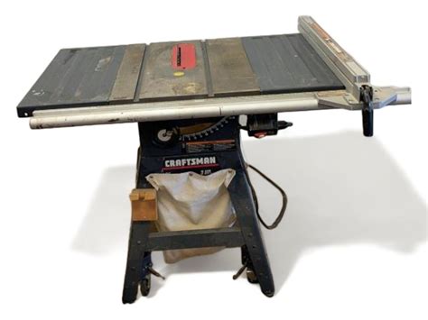 Lot Craftsman 10inch Belt Driven Table Saw