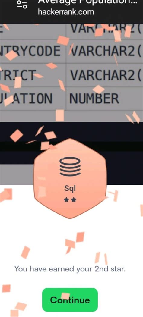 Subhasis Das On Linkedin Advancing With Sql Queries On Hackerrank