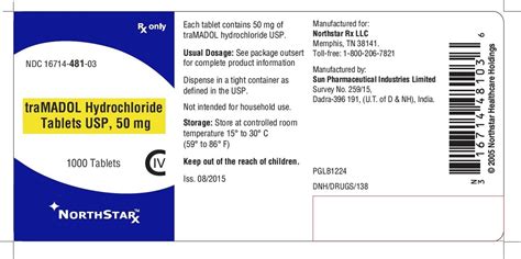 Tramadol Tablets Fda Prescribing Information Side Effects And Uses