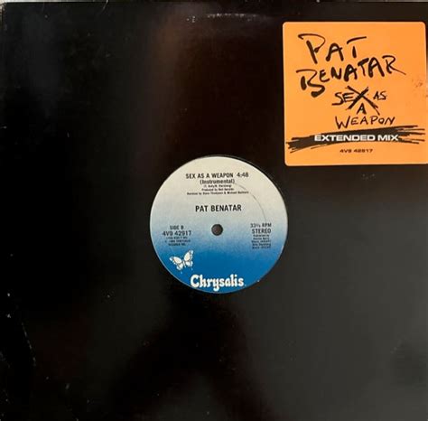 Pat Benatar Sex As A Weapon 12 Single Lp Vinyl Used Borderline Music