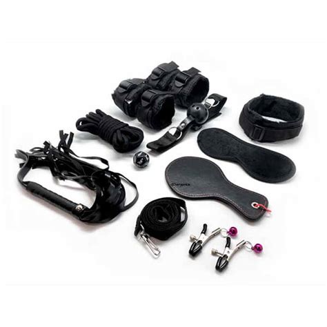 Alive Fury Black Bdsm Kit Bondage Role Play Cherry Pink