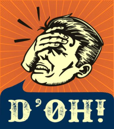 Doh Facepalm Meme Sticker