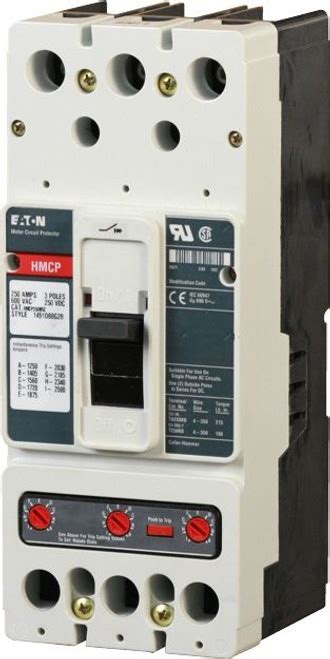 Hmcp007c0c Eaton 7 Amp Motor Circuit Protector For Motor Use Application