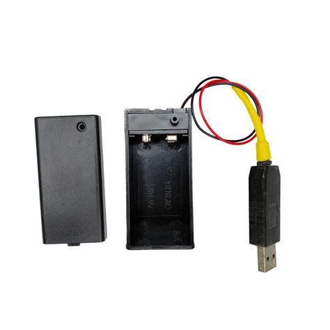 Diy 9v Rechargeable Battery Case With Cover And Switch Onoff Best For