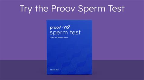 Semen Analysis Test Guide Proov What To Expect From A Sperm Test