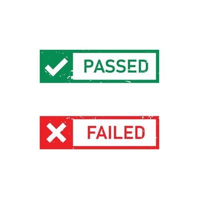 Pass Fail Vector Art Icons And Graphics For Free Download