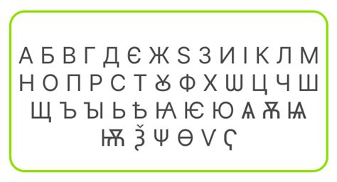 Cyrillic Alphabet