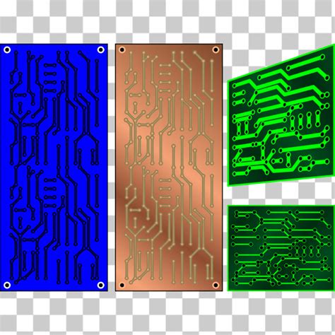 Free Svg Pcb 3 Color Electronics Nohatcc
