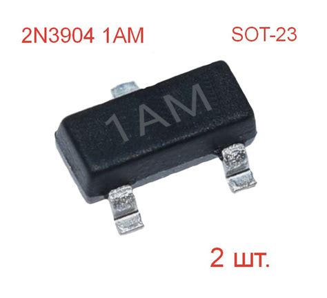 Транзистор Smd 2n3904 1am Sot 23 2 шт купить с доставкой по