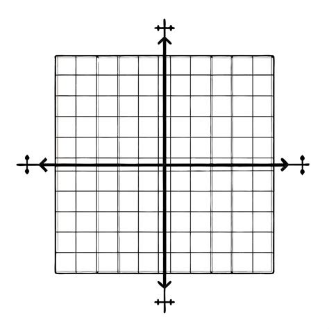 Graphical Representation Of A Cartesian Coordinate System On Grid Paper