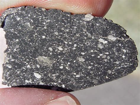 Lunar Meteorite Northwest Africa 2200 Some Meteorite Information Washington University In