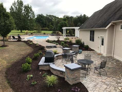 Patio And Pool Area In Skaneateles Matt Oreilly