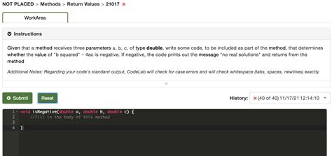 Solved NOT PLACED Methods Return Values X Chegg