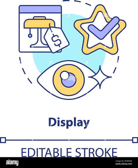 Display Concept Icon Stock Vector Image And Art Alamy