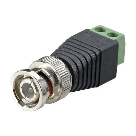 Spt Terminal Block Bnc Male Coax Cat5 Camera Cctv Video Balun Connector 10 Piece 15 Tv125b