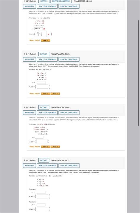Solved Points DETAILS PREVIOUS ANSWERS Chegg Com