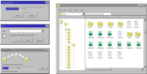 Interface Of Windows Everything Will Be Fine Vector Image
