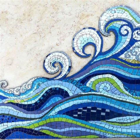 Ocean Wave Mosaic Pattern Pattern Matching Algorithms
