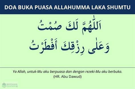 Doa Buka Puasa Ramadhan Arab Latin Arti Keutamaan