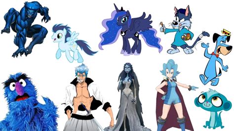 Blue Cartoon Characters Cartoon Network
