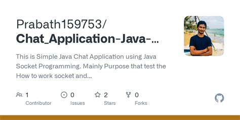 Github Prabath159753chatapplication Java Socket This Is Simple