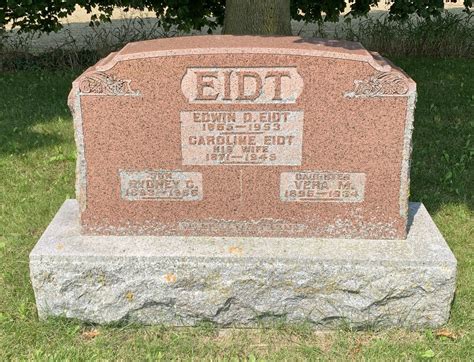 Caroline Eidt Eidt 1871 1945 Mémorial Find A Grave