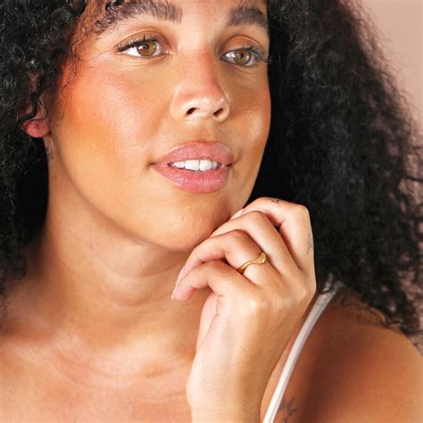 Adjustable Stainless Steel Wave Ring In Gold Lisa Angel