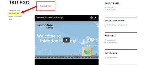 understanding tags and how to add them in a wordpress post web