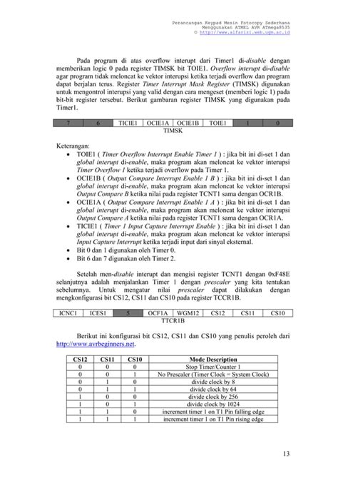 Perancangan Keypad Mesin Fotocopy Sederhana Menggunakan Atmega8535 Pdf