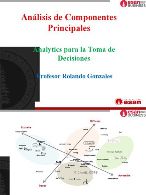 Análisis De Componentes Principales Una Herramienta Para La Reducción