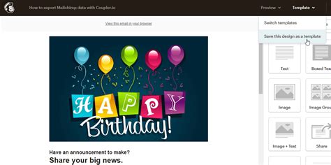 How To Export Mailchimp Campaign As Csv Excel Pdf Html Blog