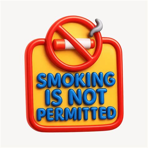 Colorful No Smoking Sign Free Photo Illustration Rawpixel