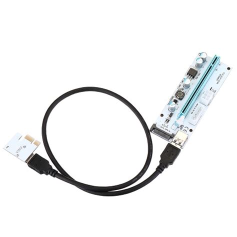 Jual Usb3 0 Pci E 1 X To 16 X Sata 4p 6p Extender Riser Card Adapter Kota Depok Nixshop