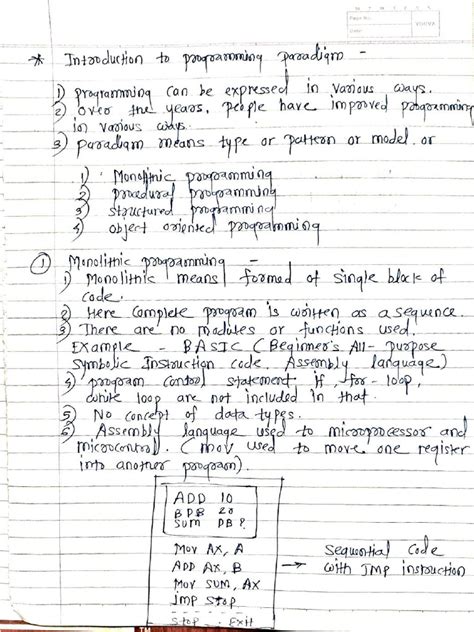 Programming Paradigm Pdf