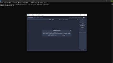 unable to leave godot main screen · issue 94 · fenix hub godot engine
