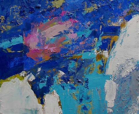 Купити картину «Бурхливе море абстракція олійними фарбами на полотні абстракціонізм Шуляк