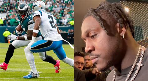 Aj Brown Throws Shade At Jalen Hurts Says Passing Needs To Improve After Win Vs Panthers