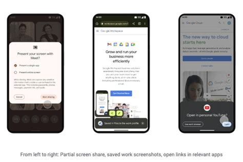 android 14 offers smoother navigation between work and personal life